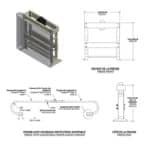 Hydraulic Press Mesh Curtain | Steel Mesh Safety Guard | PRISMONT